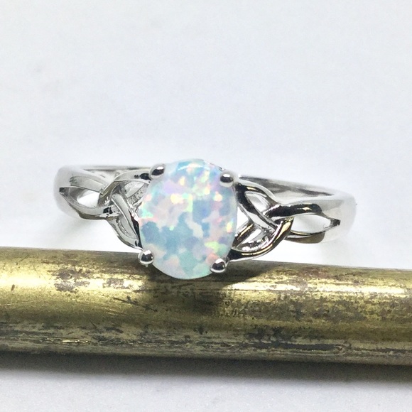 Jewelry | Lab Opal Everyday Ring | Poshmark